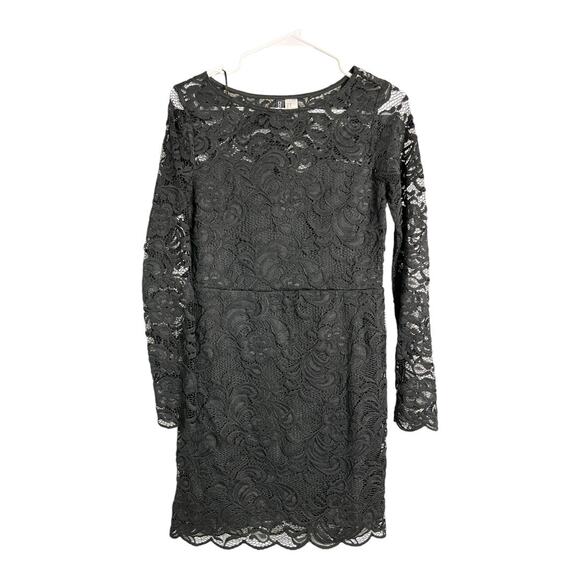 Divided | Dresses | Hm Divided Black Lace Cocktail Dress Goth ...